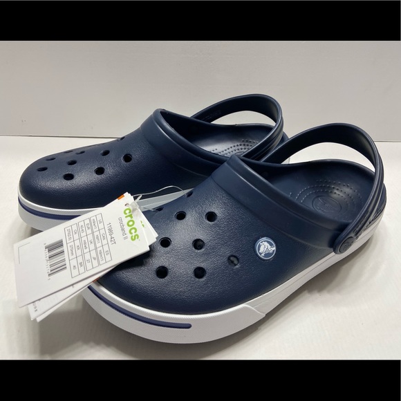 CROCS | Shoes | New Crocs Crocband Ii Unisex Clogs Navy Blue | Poshmark